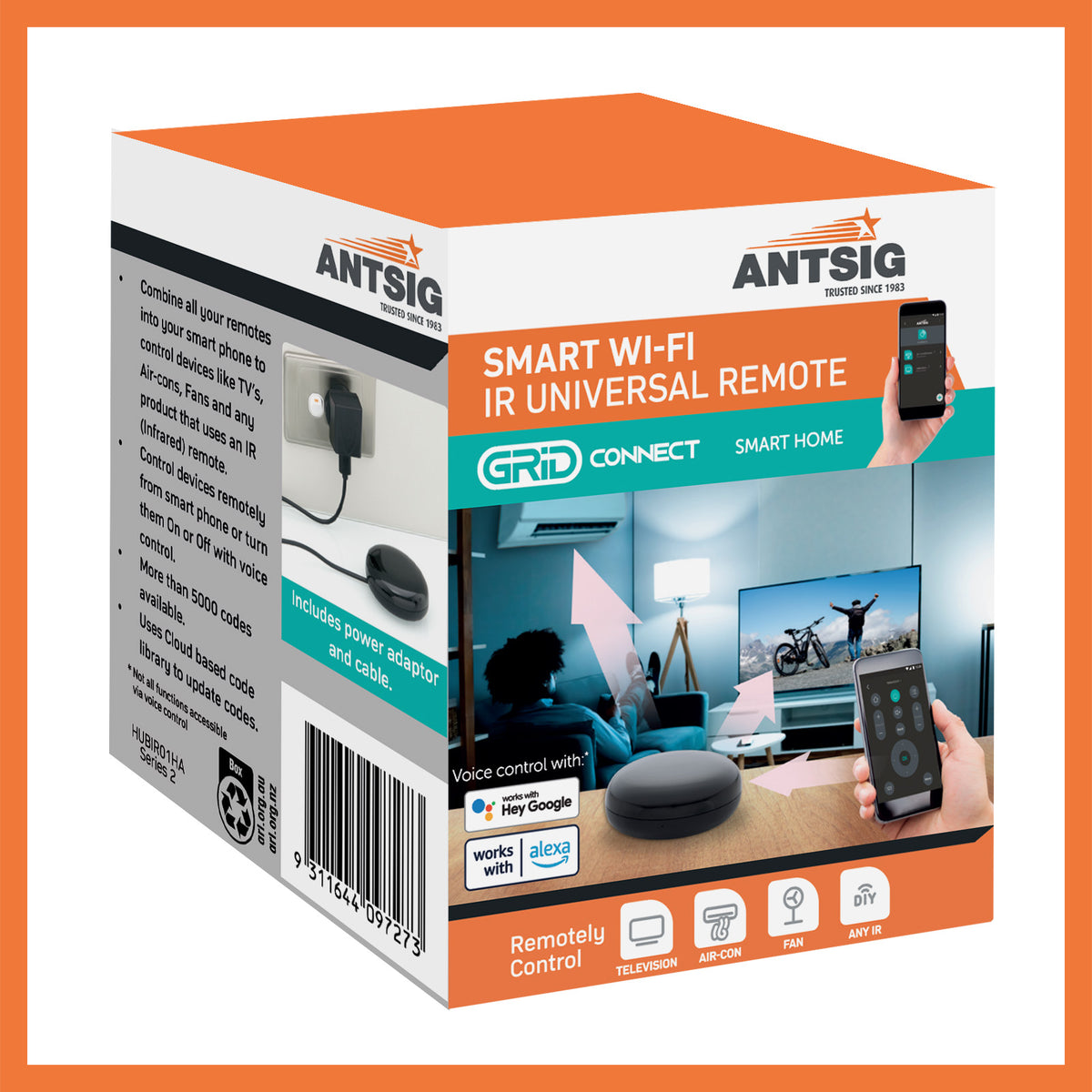 Antsig Grid Connect Smart IR Universal Remote Controller