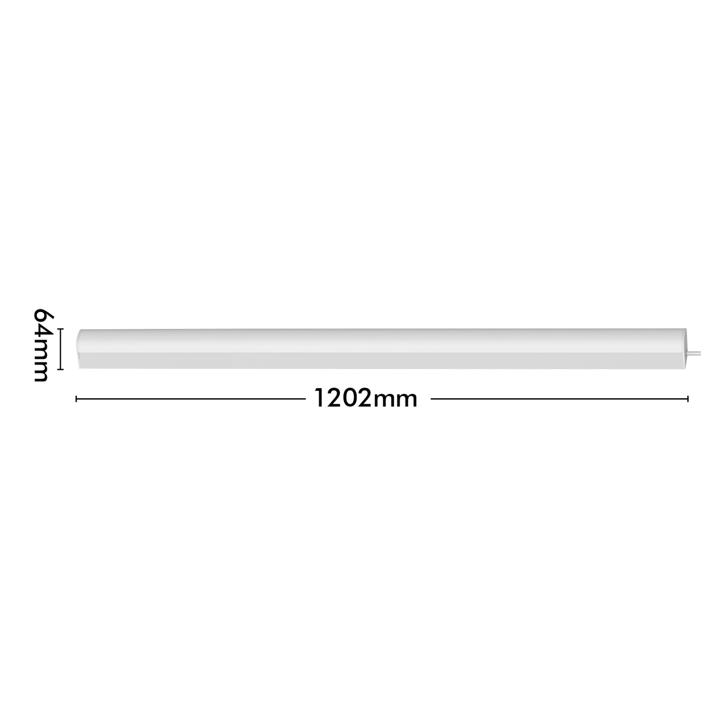 Arlec White 120cm Grid Connect Smart LED Batten