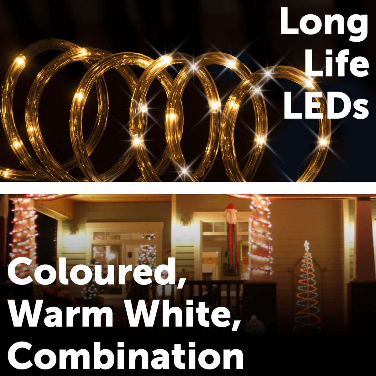 Arlec 15m Multi Coloured Smart Grid Connect Connectable LED Rope Light