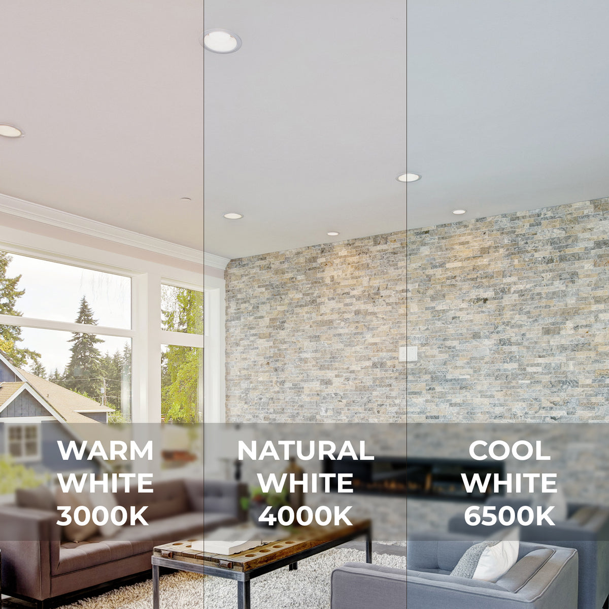 Arlec White 540lm Grid Connect Smart LED Downlight with Flushed Lens