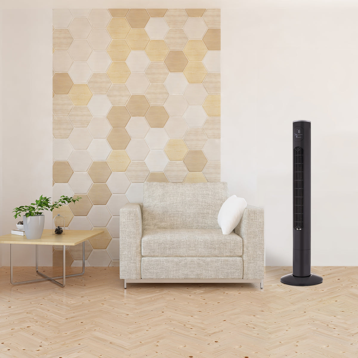 Arlec 118cm Digital DC Tower Fan – Grid Connect