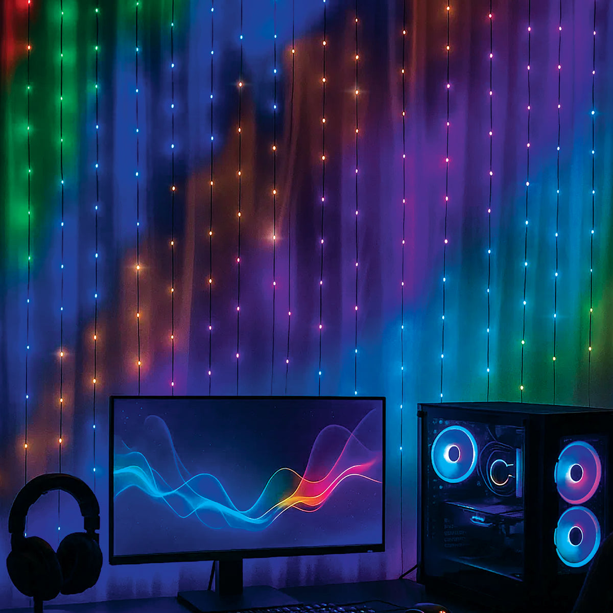 Arlec Grid Connect Smart 2m x 2m Pixel Curtain Light