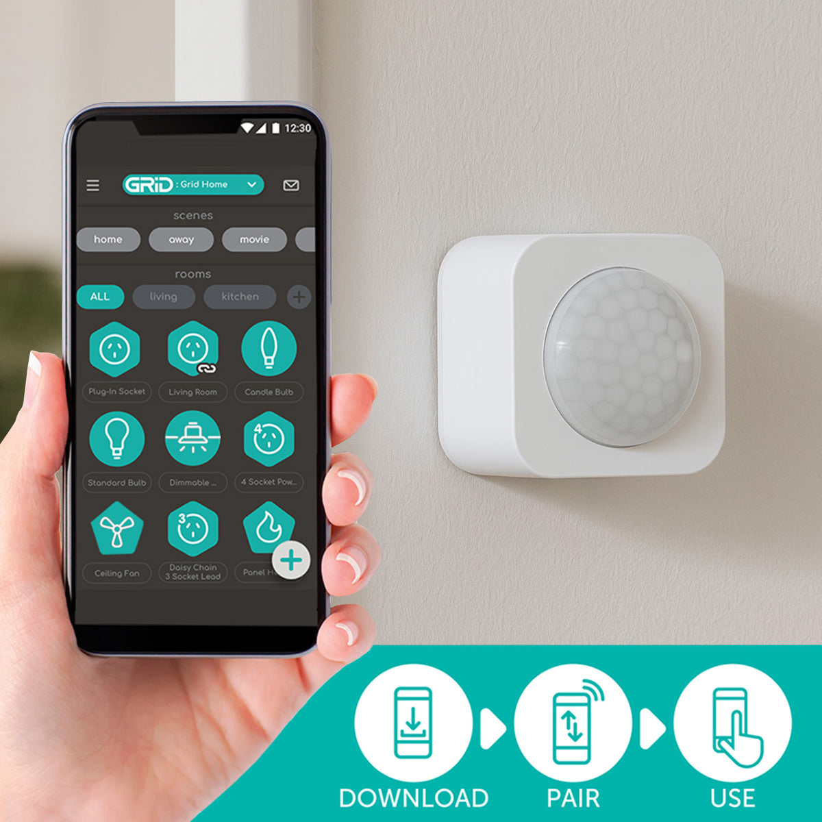 Arlec Grid Connect Smart Home Motion Sensor