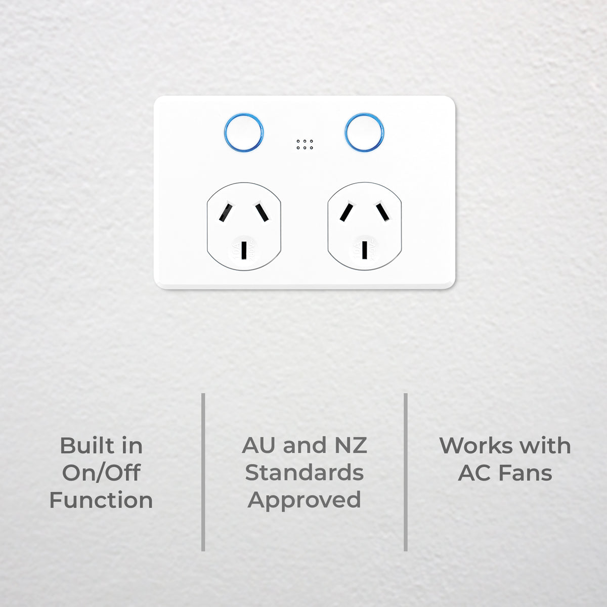 DETA Gloss White Grid Connect Smart Double Touch PowerPoint