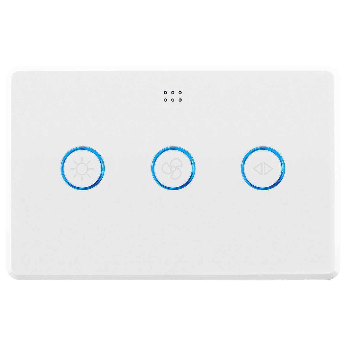 DETA Gloss White Grid Connect Smart Single Fan Speed Controller with T