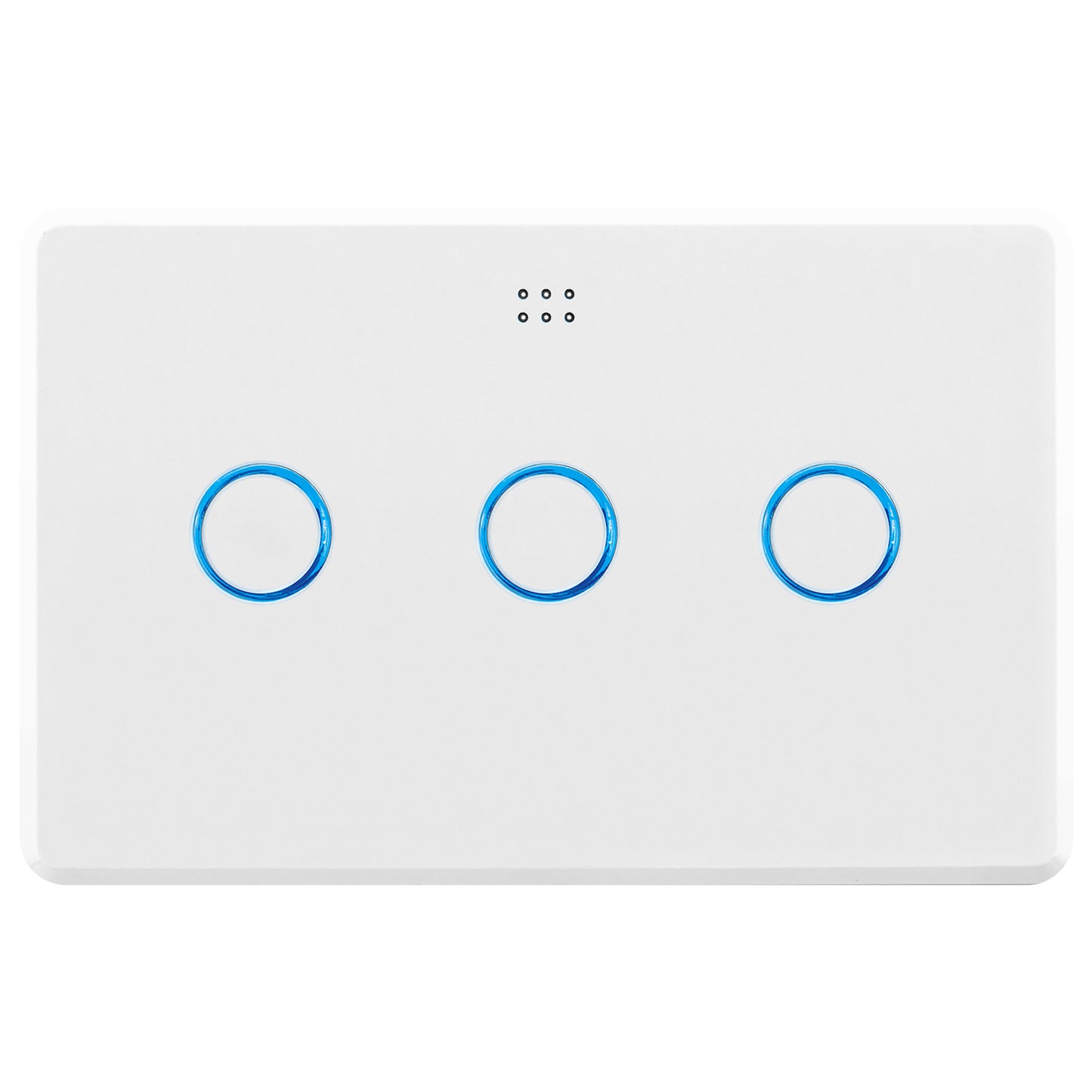 DETA Gloss White Grid Connect Smart Triple Gang Touch Light Switch