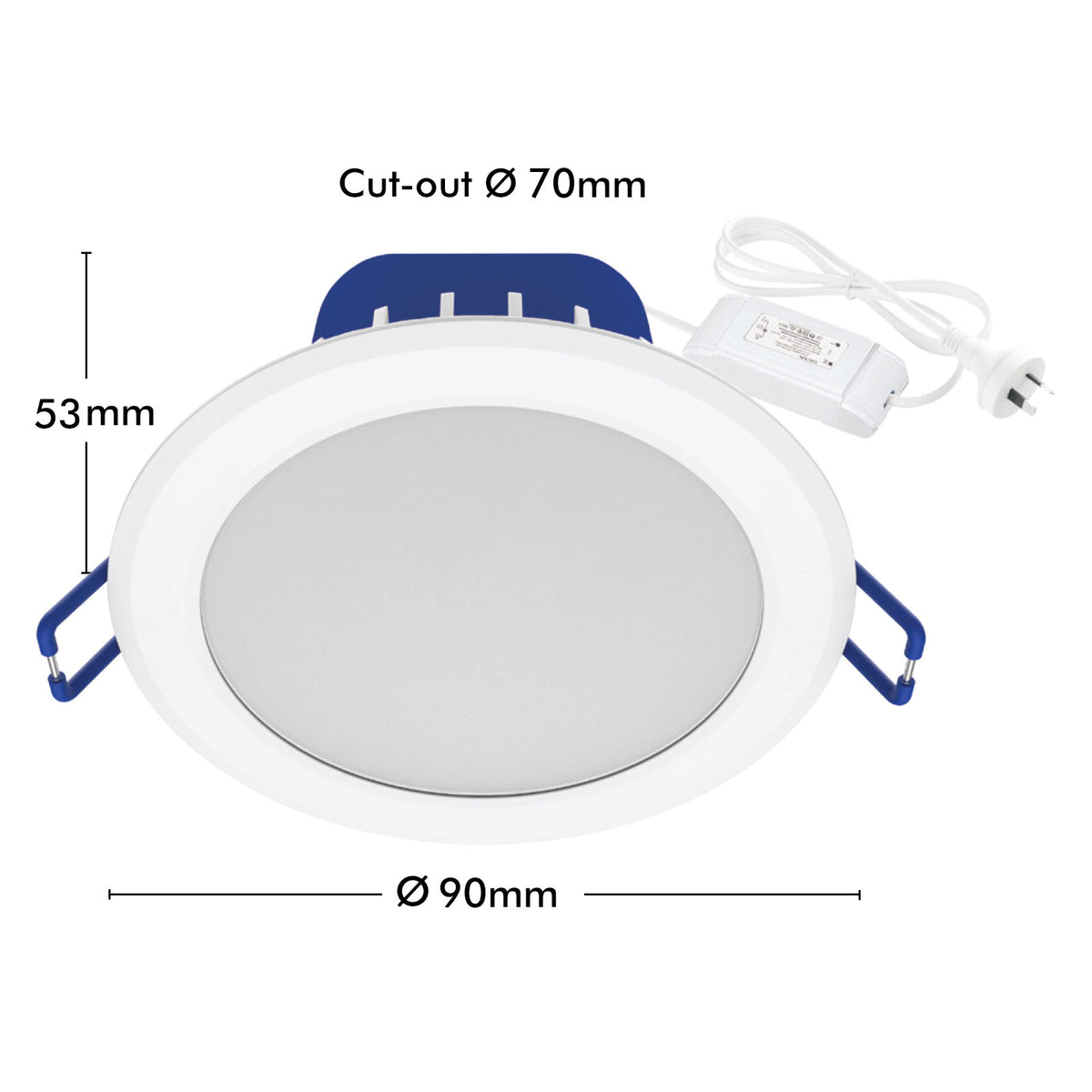 DETA Grid Connect 7W RGB+ CCT Smart LED Downlight